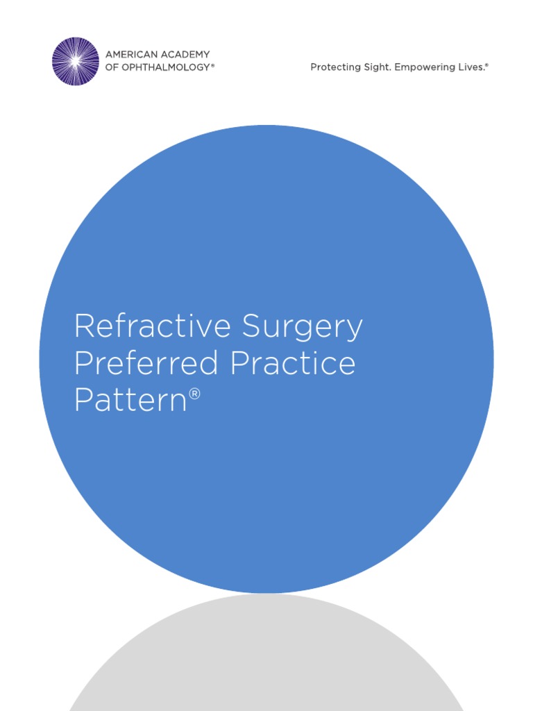 Refractive Surgery PPP PDF | PDF | Cornea | Visual Acuity Refractive Surgery PPP PDF | PDF | Cornea | Visual Acuity
