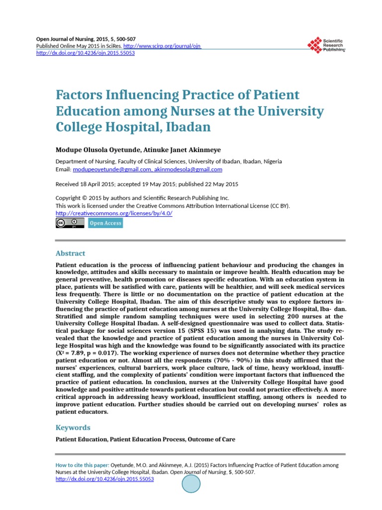 TOPIC | PDF | Nursing | Patient