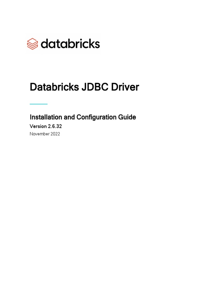 Databricks JDBC Driver Install and Configuration Guide | PDF | Transport Layer Security | Proxy ...