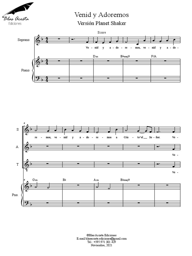 Venid y Adoremos 2021 | PDF