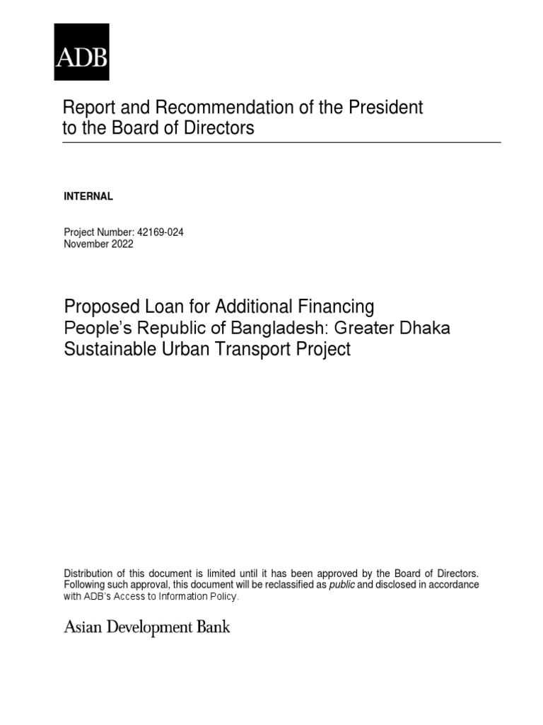 Adb PDF | PDF | Asian Development Bank | Public Transport