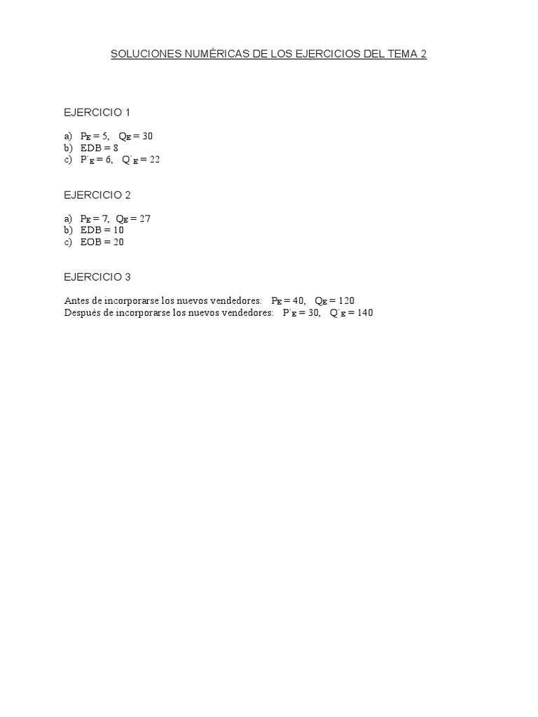 Soluciones Ejercicios Tema 2 Pdf Pdf