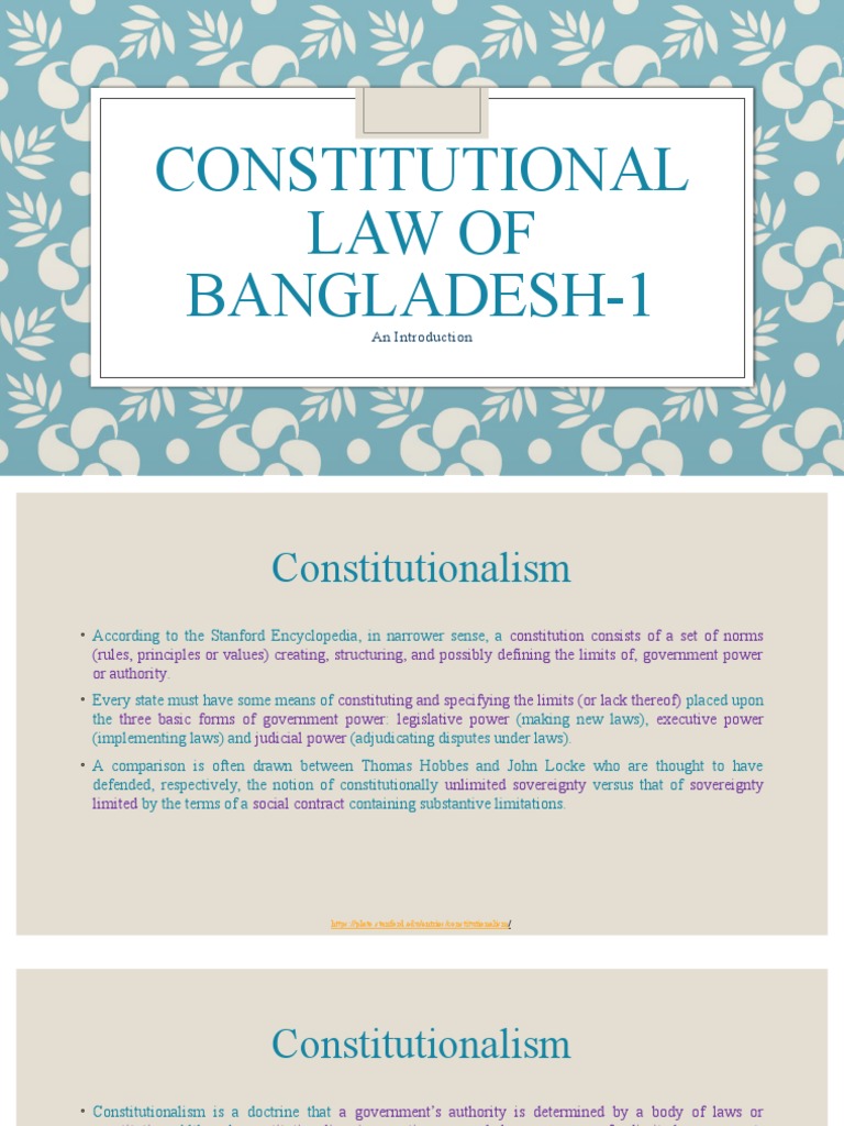 Constitutionalism Types of Constitution | PDF | Constitution | Monarchy