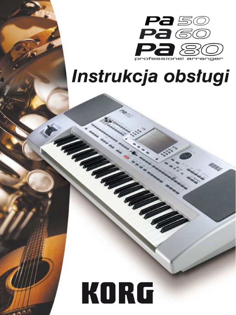 KORG PA50-60-80 Instrukcja (PL) | PDF