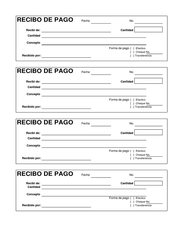 Registro de pago recibido | PDF