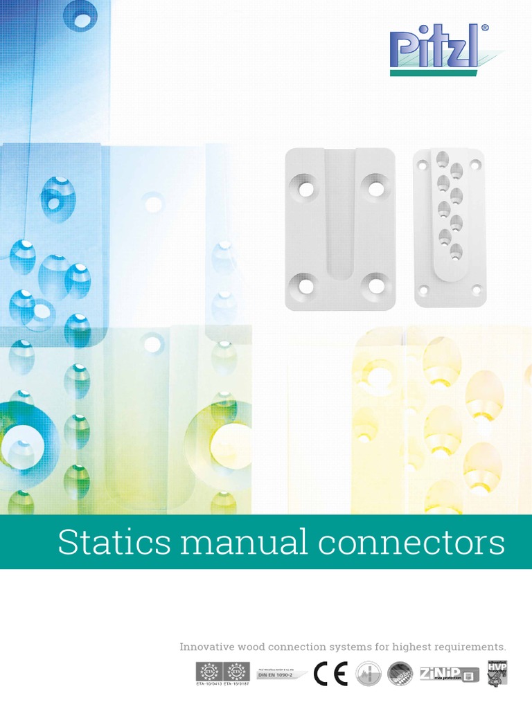 Static-Manual Connectors 2020-2 | PDF | Lumber | Beam (Structure)