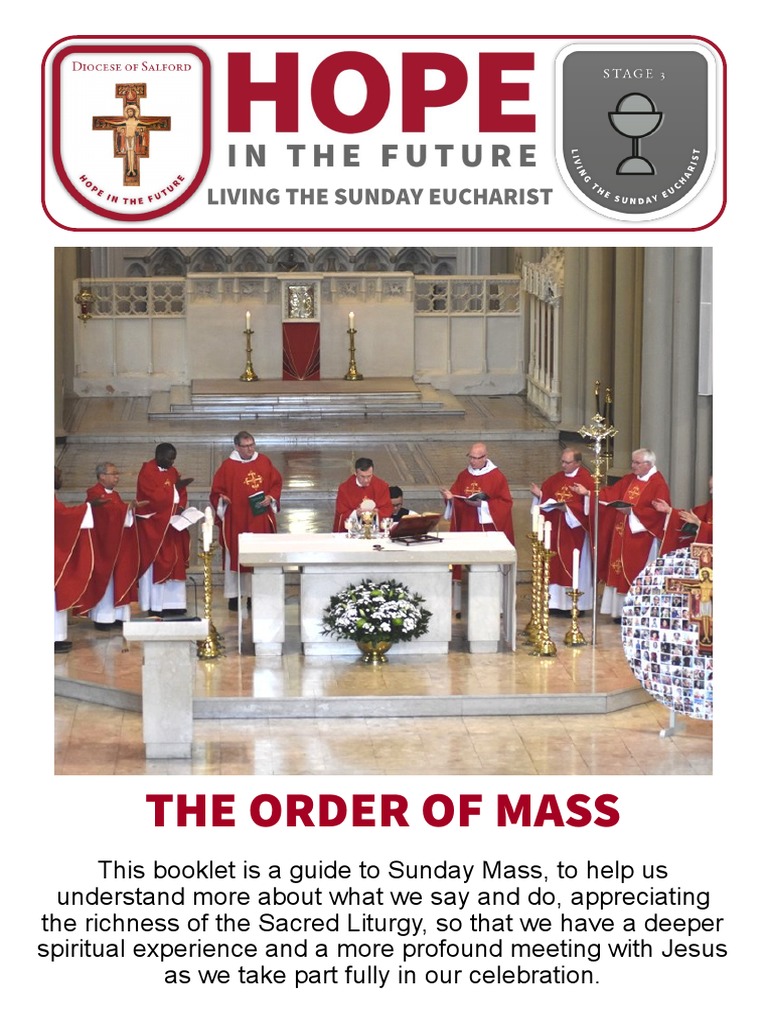Order of Mass Booklet | PDF | Lord's Prayer | Eucharist
