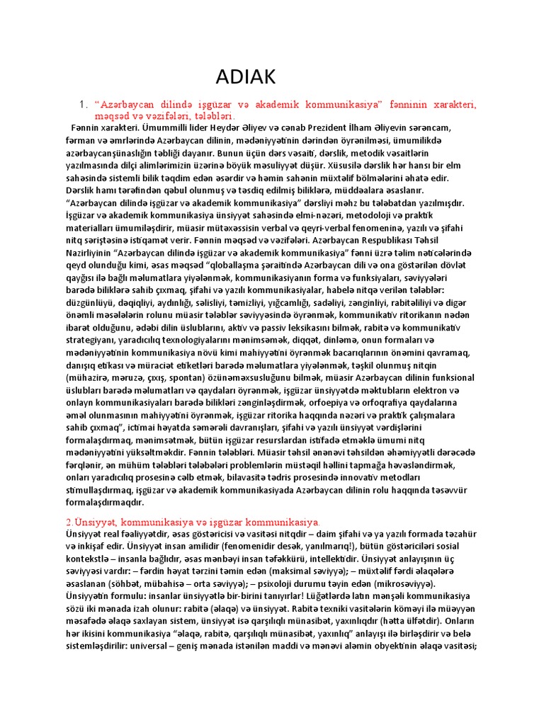 ADIAK | PDF