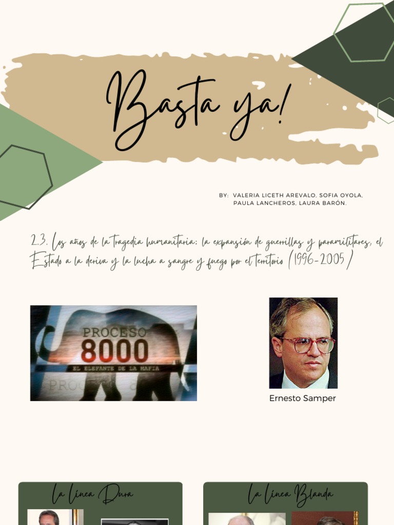 Basta Ya! PDF | PDF | Colombia | Gobierno