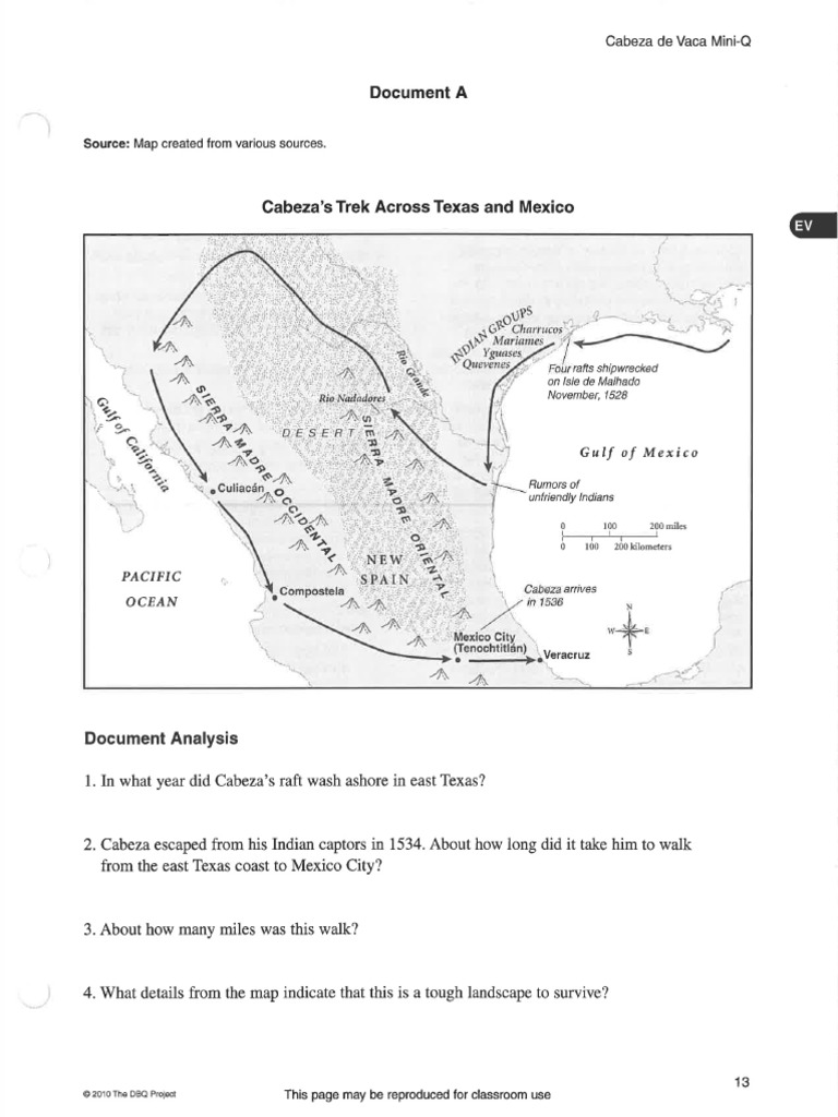 CAMDEN EDMONDSON - Cabeza de Vaca 4 Docs PAP | PDF