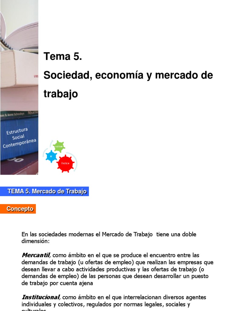 Materiales Tema 5 | PDF | Desempleo | Desigualdad económica
