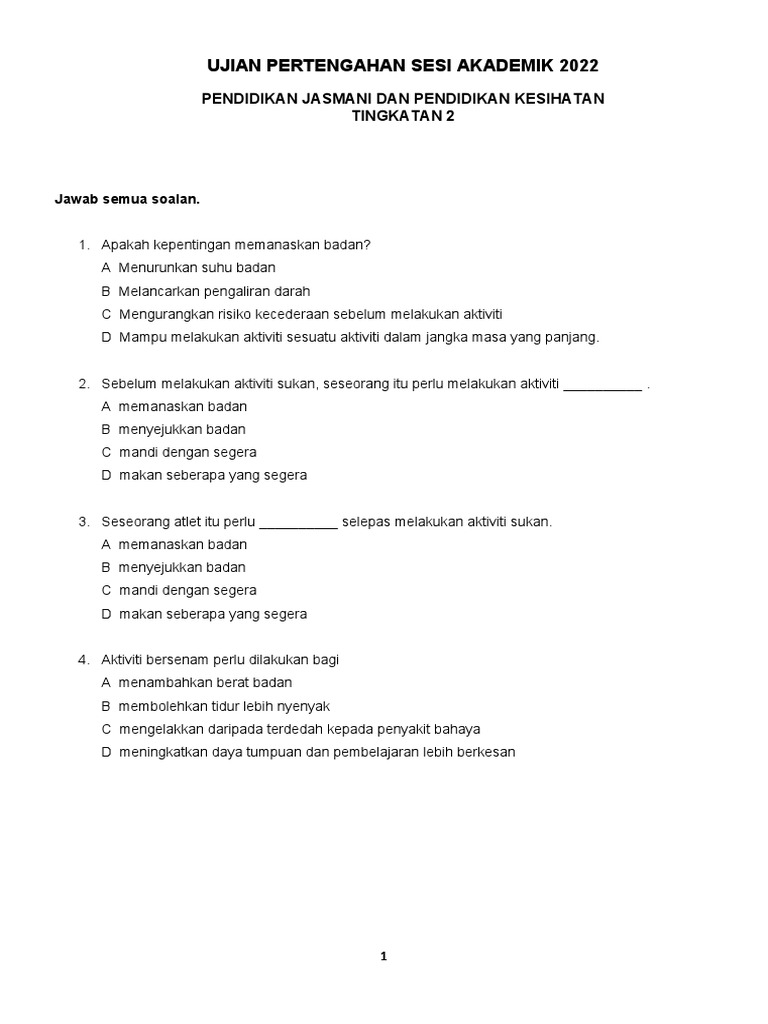 PJPK T2 - 2022 | PDF