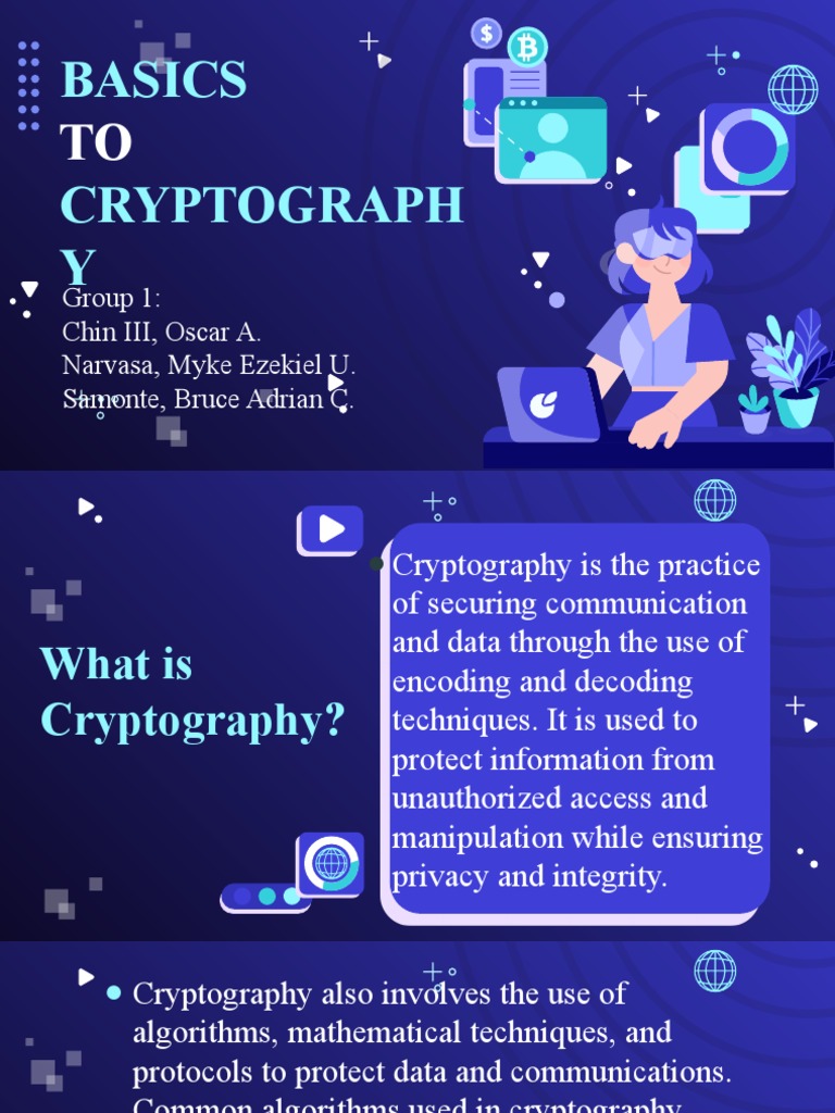 Basics To Cryptography | PDF | Public Key Cryptography | Key (Cryptography)