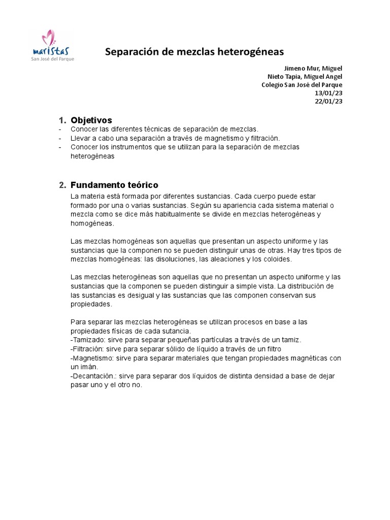 Fyq 2C P04 1519 PDF | PDF | Mezcla | Hierro