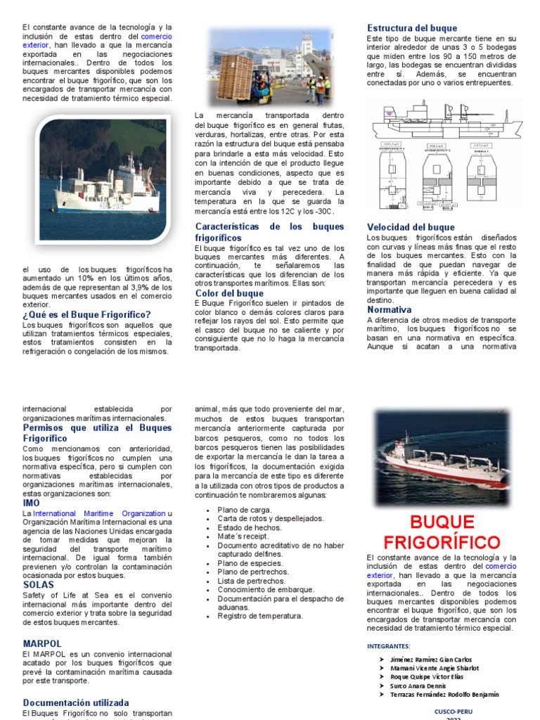 Buques Frigorificos | PDF | Refrigerador
