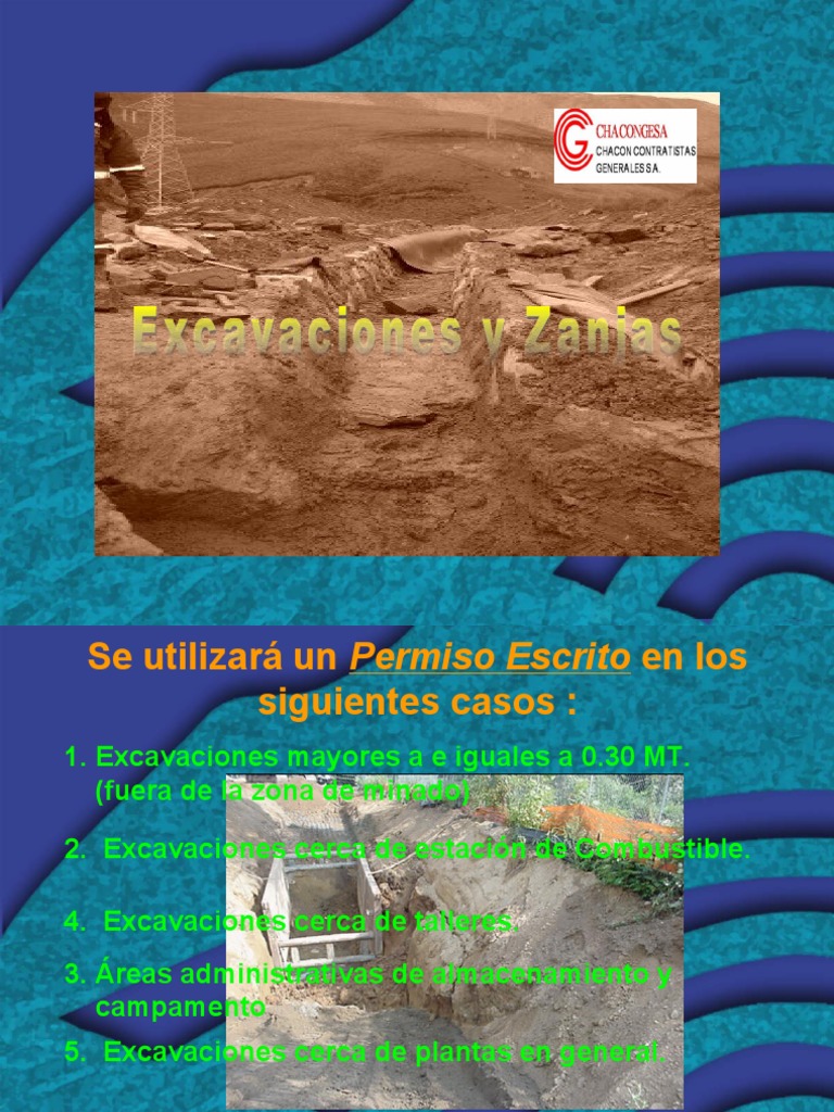 Excavaciones y Zanjas | PDF