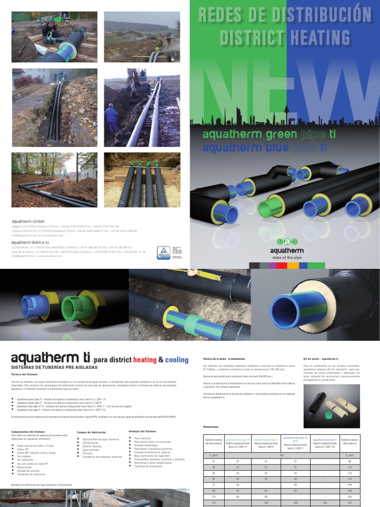 DI aquatherm-TI PDF | PDF | Tubería (transporte de fluidos) | Materiales