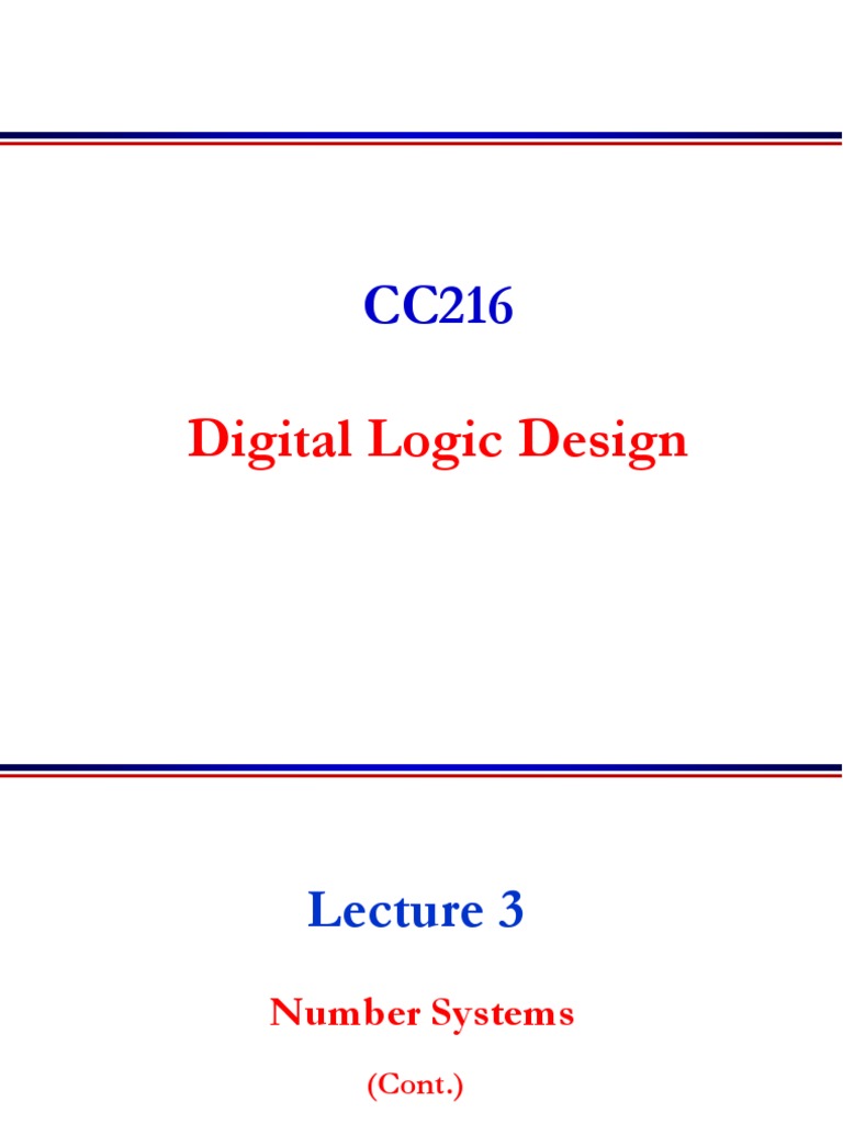 Lecture 3 Hexa Octal Bcd Pdf Binary Coded Decimal Decimal 3689