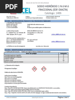 Ficha de Seguridad Agua Destilada | PDF | Agua | La seguridad