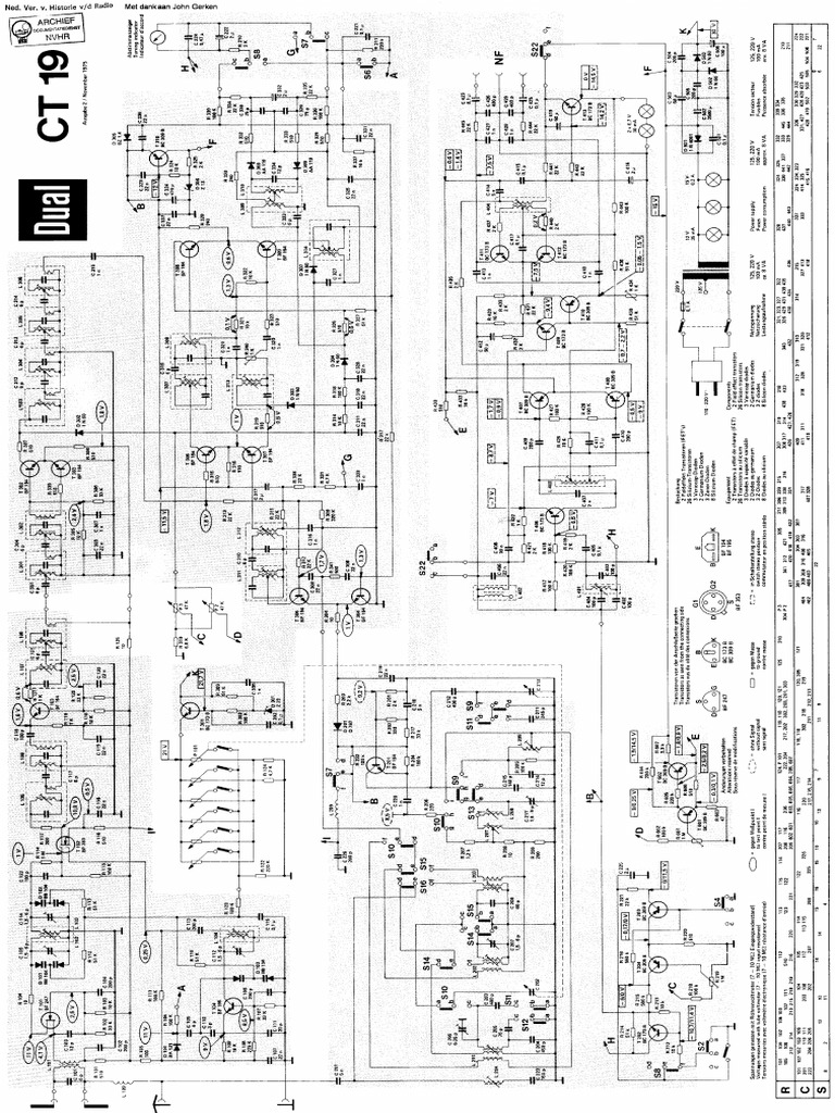 Dual ct19 Am-Fm Stereo Tuner SM | PDF