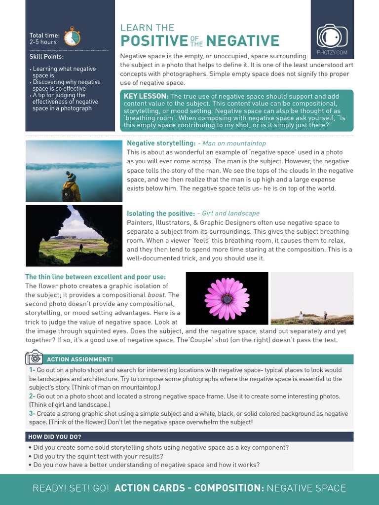 ActionCards-Negative Space | PDF | Composition (Visual Arts)