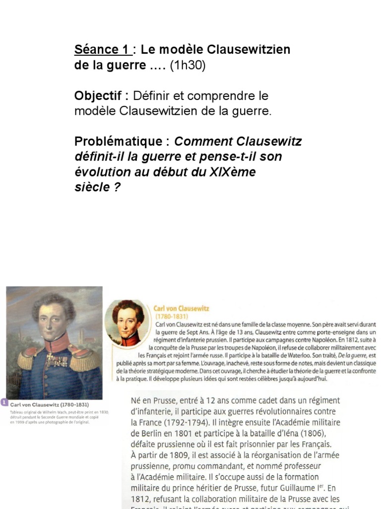 Séquence 1 Séances 1 Et 2 | PDF | De la guerre | État