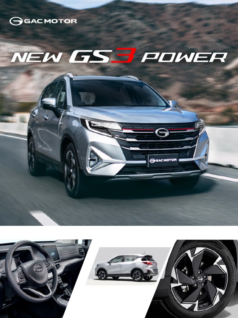 Ficha Tecnica Gac - GS3 Power | PDF | Airbag | Vehículos