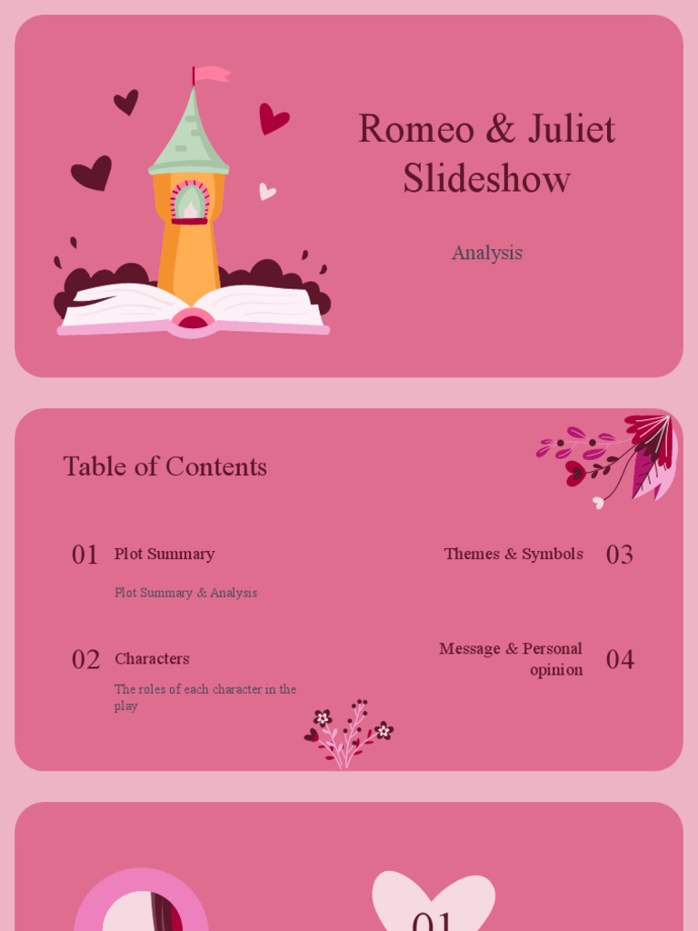 Romeo and Juliet Slideshow | PDF | Characters In Romeo And Juliet ...