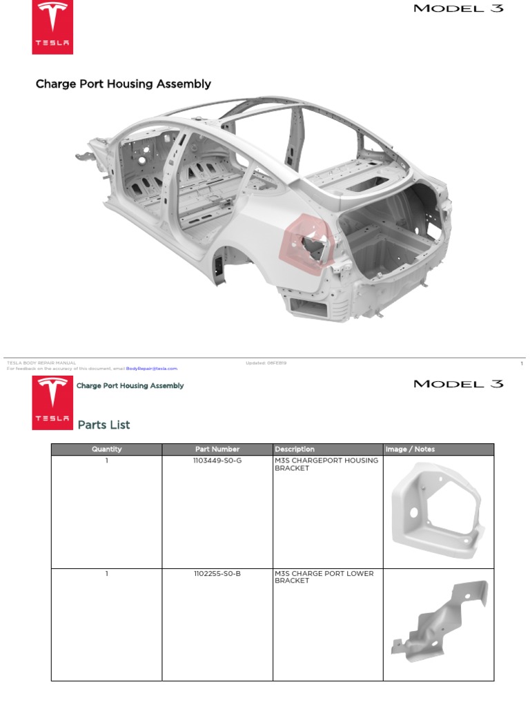 m3 Charge Port Housing Assembly | PDF | Welding | Construction