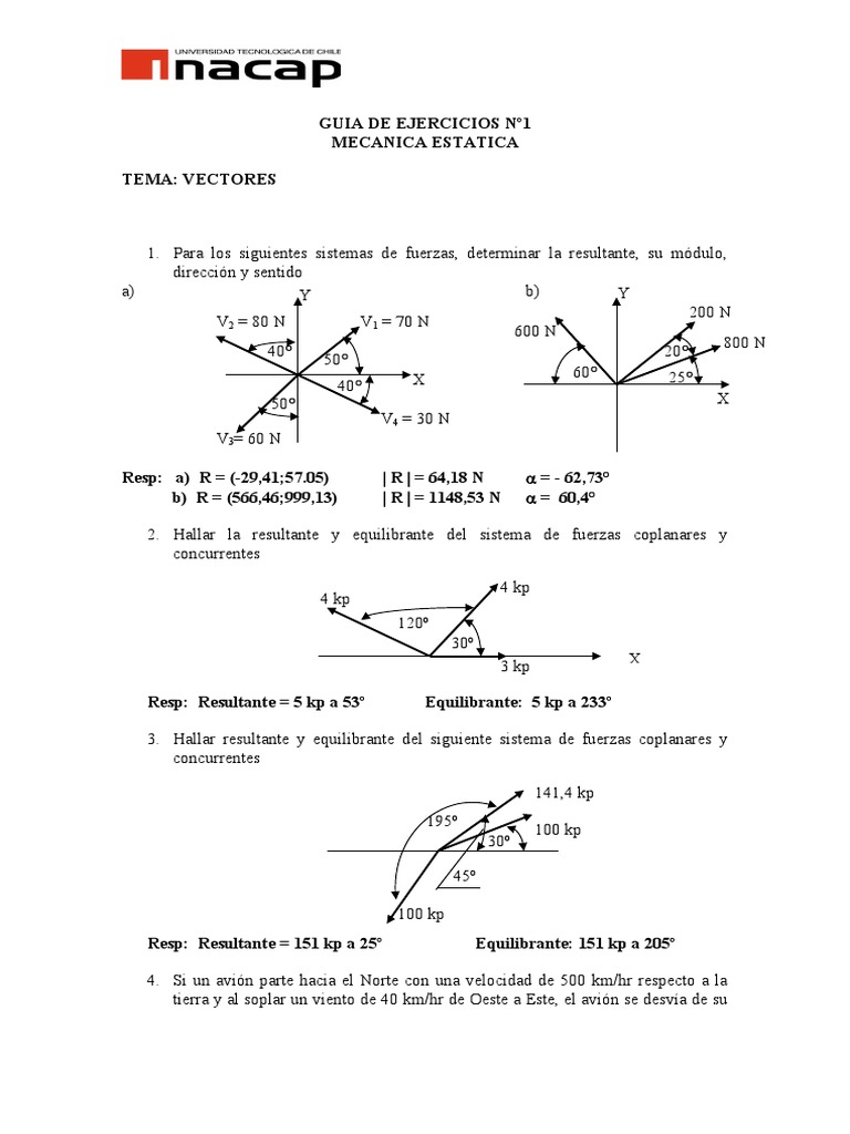 GUIA DE VECTORES PARA FISICA MEC | PDF | Vector Euclidiano | Cantidades fisicas