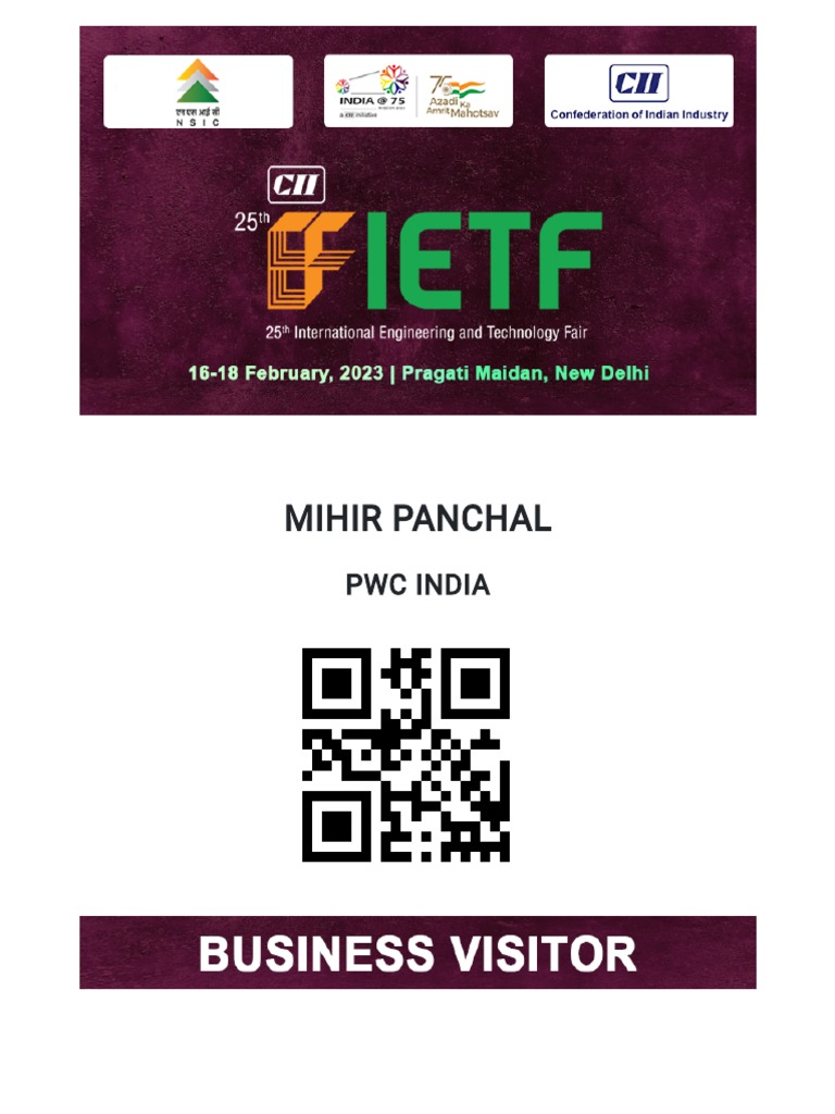 IETF Gate Pass PDF | PDF
