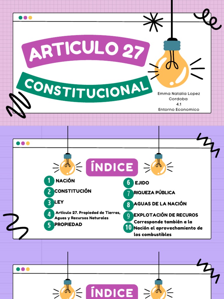 Articulo 27 Constitucional | PDF | Derecho | Ciencia y matemáticas