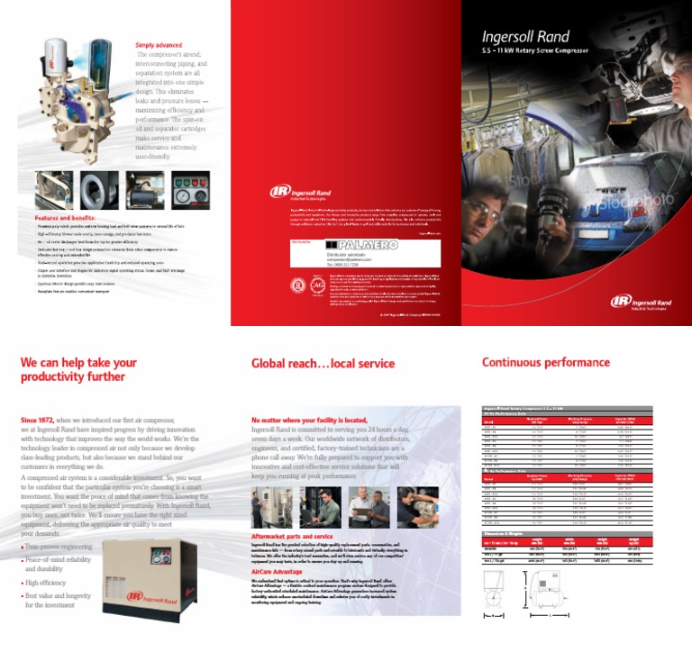 A-E-04 5.5-11kW Rotary Screw Compressor | PDF