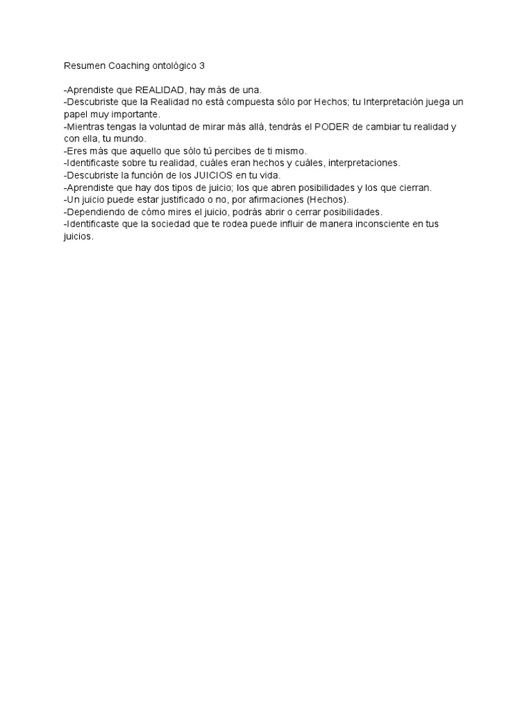 R3 La Realidad y Los Juicios PDF | PDF