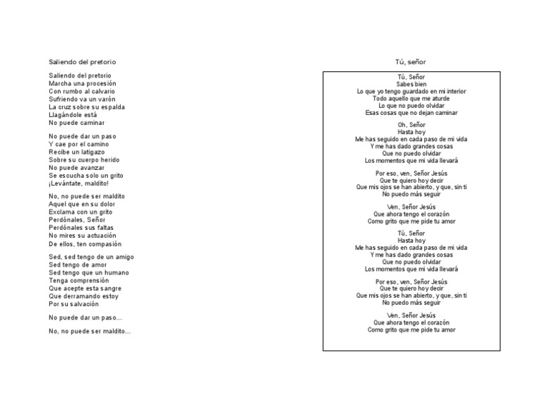 Canto de dolor y redención | PDF