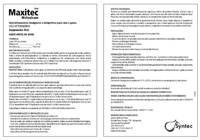 Maxitec Oral 1 PDF | PDF