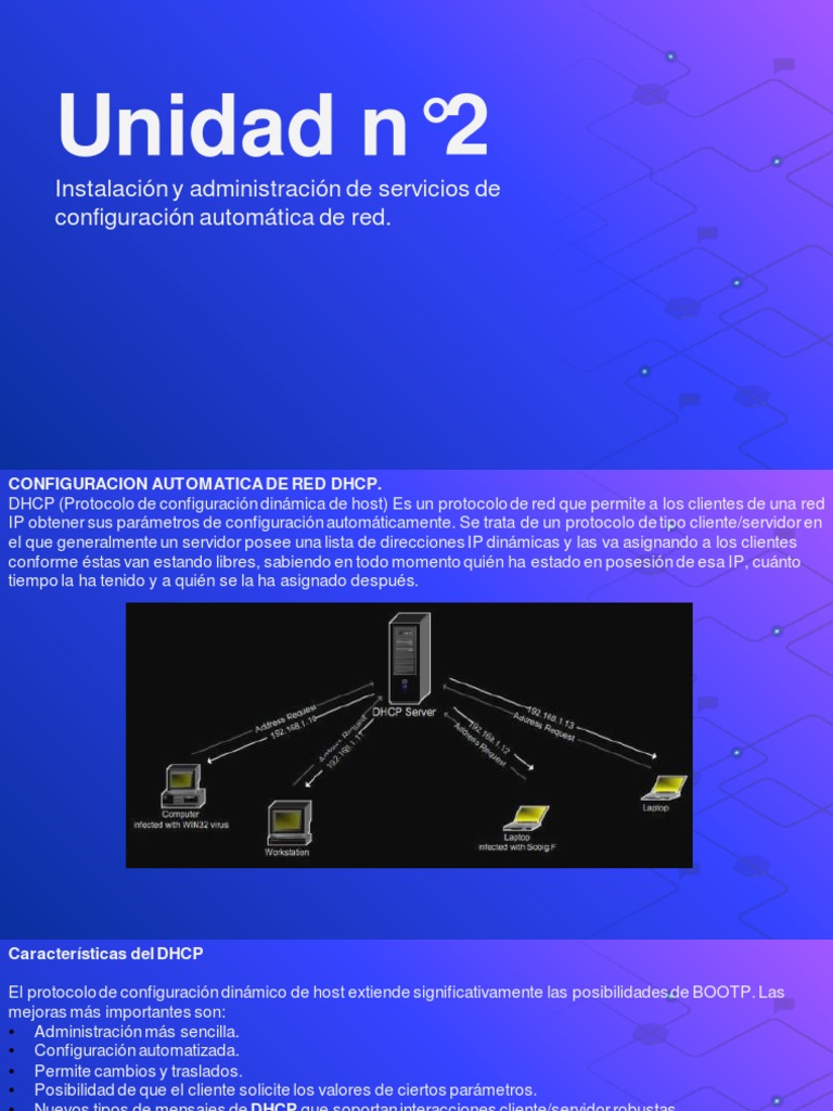 Servicios de Redes Unidad 2 | Descargar gratis PDF | Dirección IP | Protocolos de internet