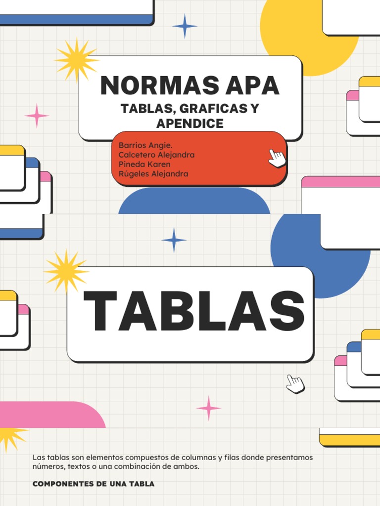 Normas APA: Una guía completa sobre tablas, figuras y apéndices | PDF