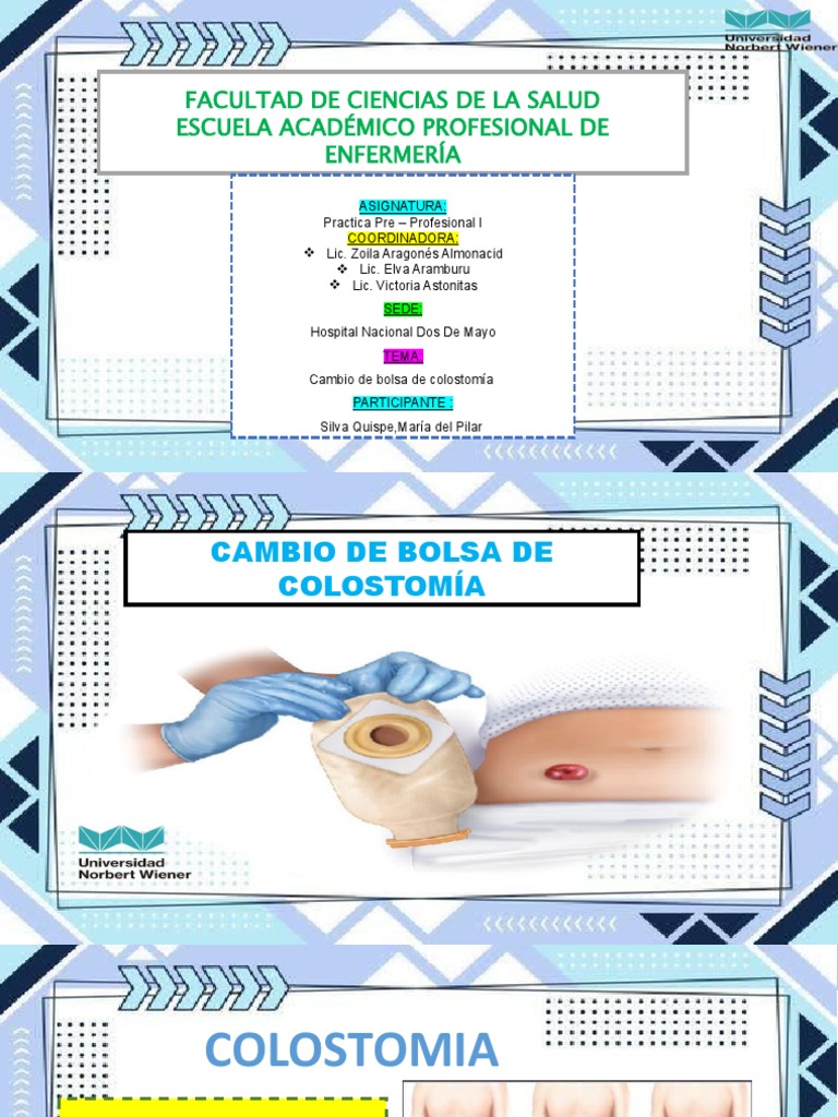 Colostomia 1 | PDF | Herida | Piel