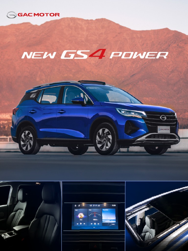 Ficha Tecnica Gac gs4 Power Carpeta 1 | PDF | Bienes manufacturados | Vehículos de ruedas