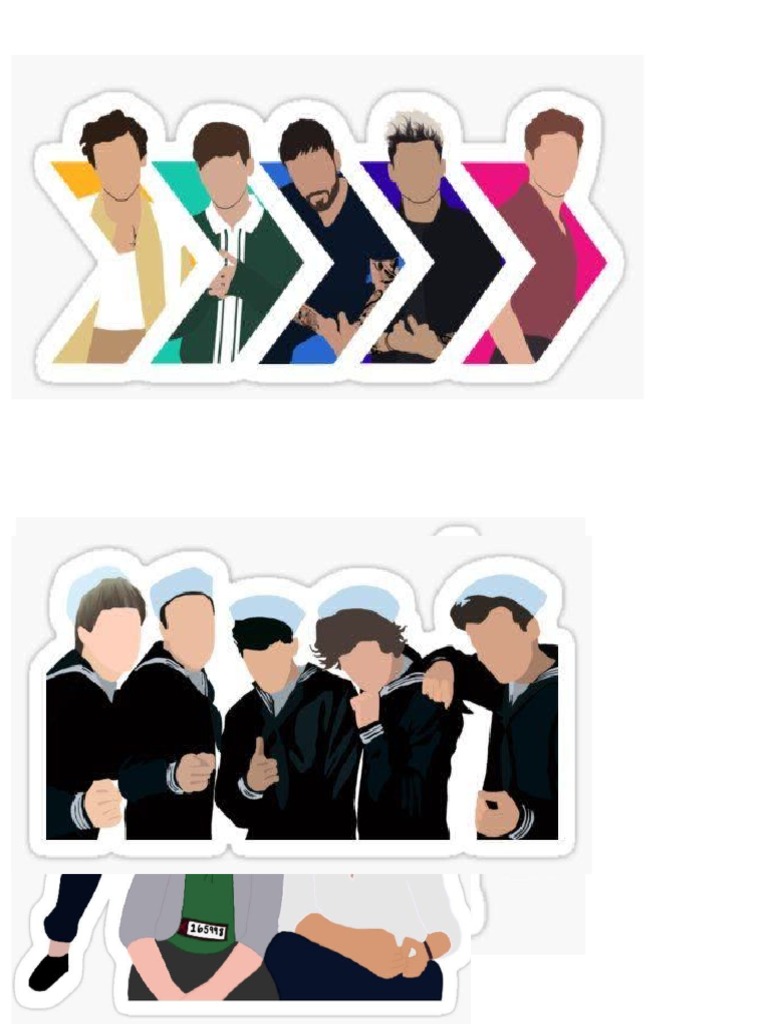Stickers de ONE DIRECTION PARA IMPRIMIR | PDF