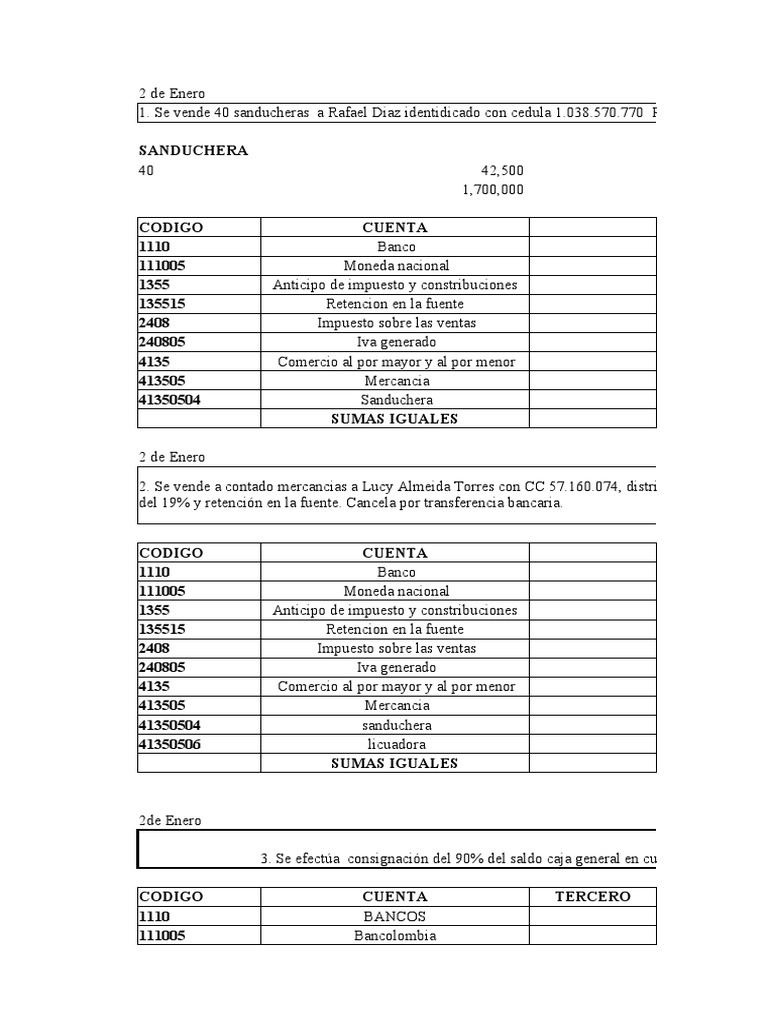 Borrador Lab. Contable | PDF | Negocios económicos | Bancario