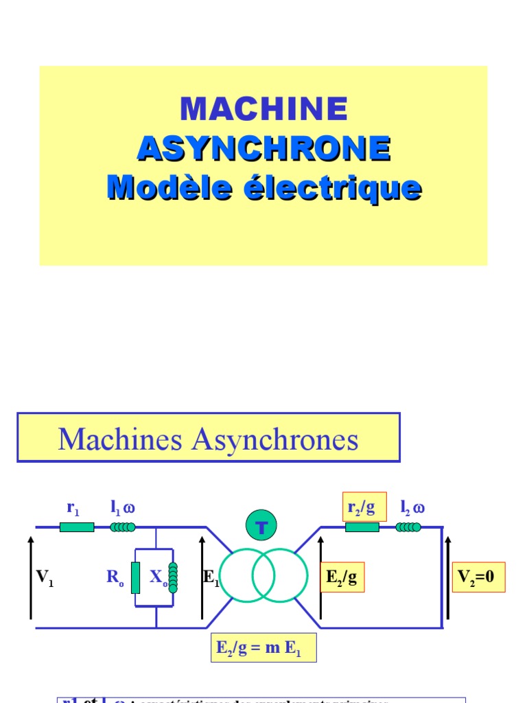 Exposé Machines-Asynchrones | PDF | Équipements électriques | Composants électriques