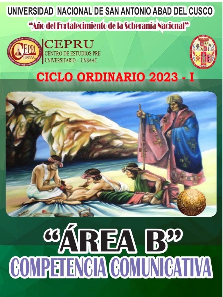 COMPETENCIA COMUNICATIVA AREA B.pdf | PDF | Comunicación | Dialecto