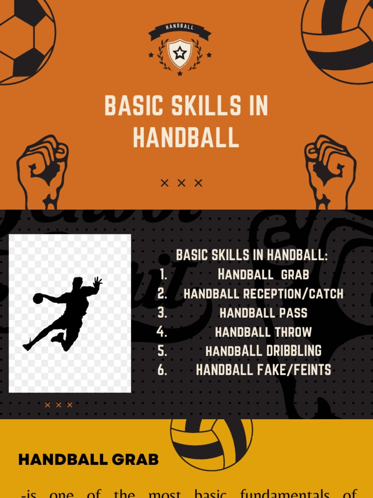 Basic Skills in Handball | PDF | Sports | Games Of Physical Skill