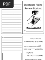 Esperanza Rising: Chapter Summaries | PDF