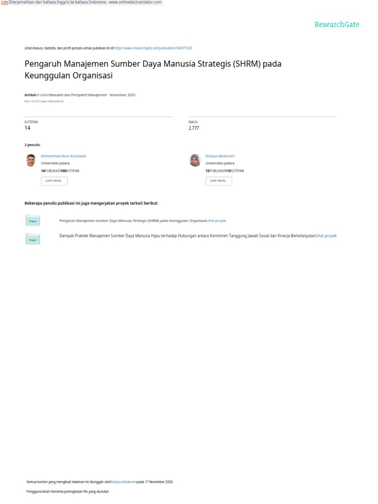 SHRM Translate | PDF