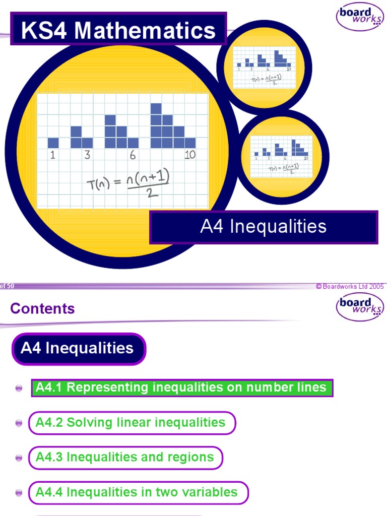 4) Inequalities | PDF | Inequality (Mathematics) | Mathematical Objects