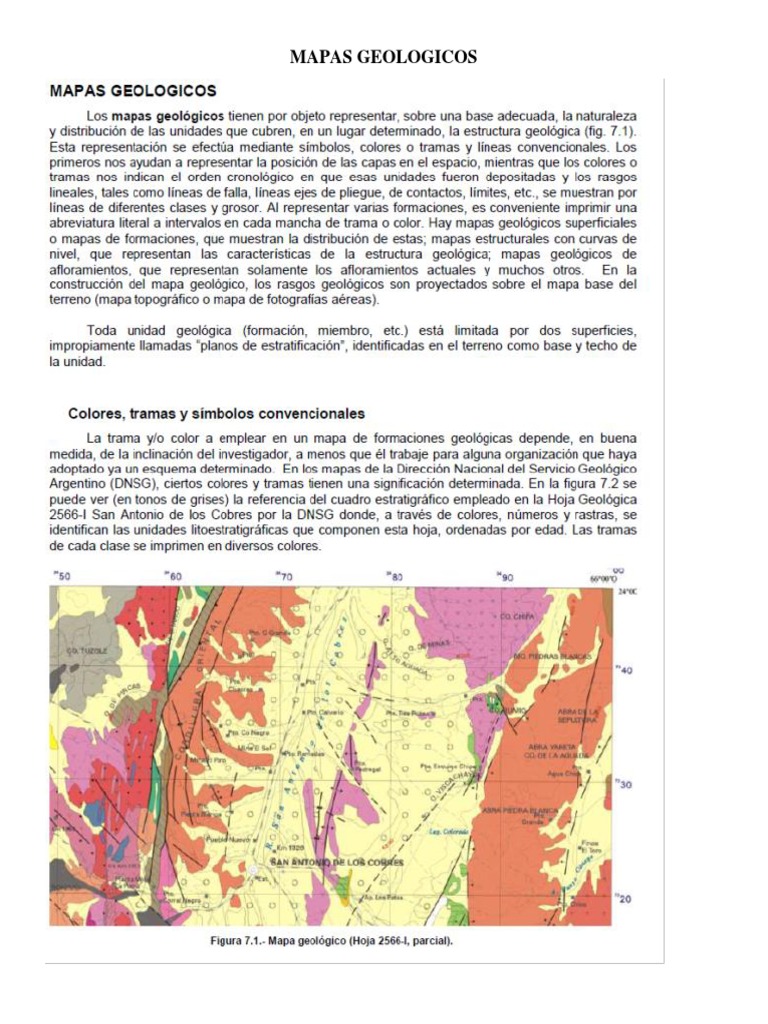 Mapas Geologicos-Estratos HZ y Vert | PDF