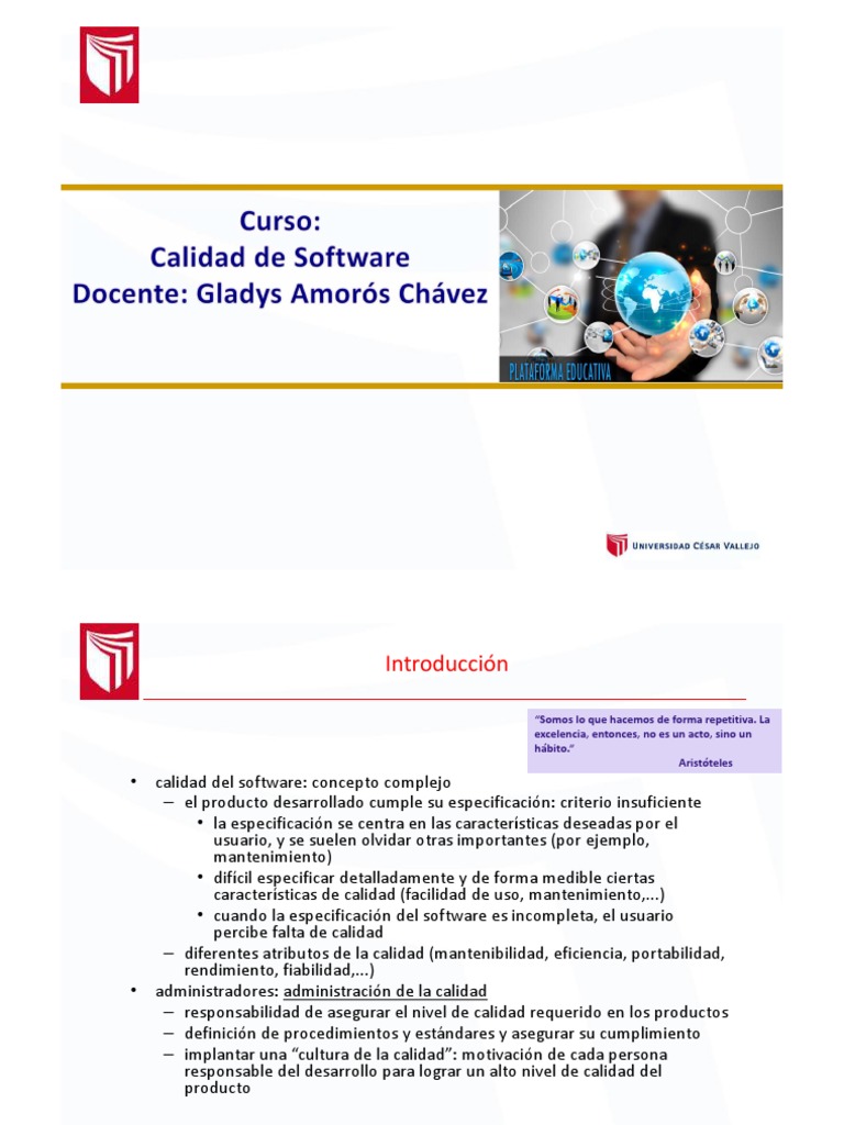 Sesion 03 PDF | PDF | Calidad (comercial) | Software
